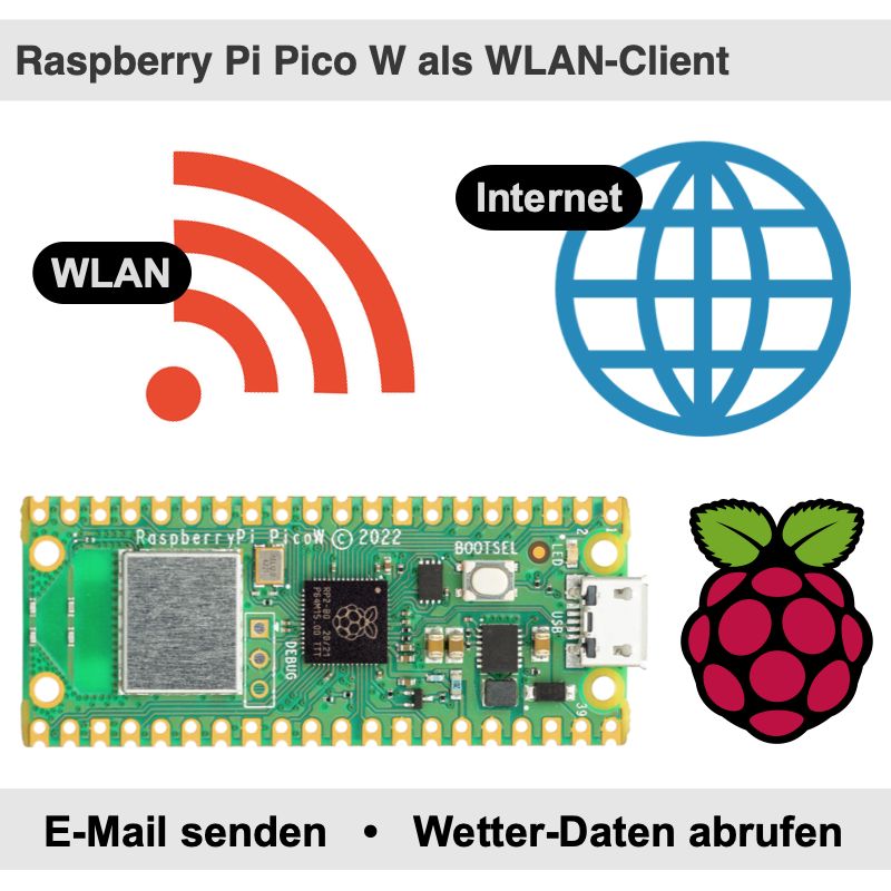 Raspberry Pi Pico W: WLAN – Elektronik-Kompendium.de